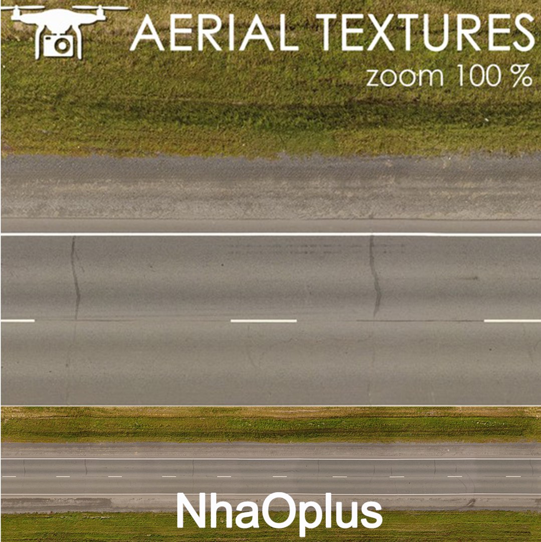 3D Road Texture Roadway - Aerial Texture Model - TurboSquid 2080874