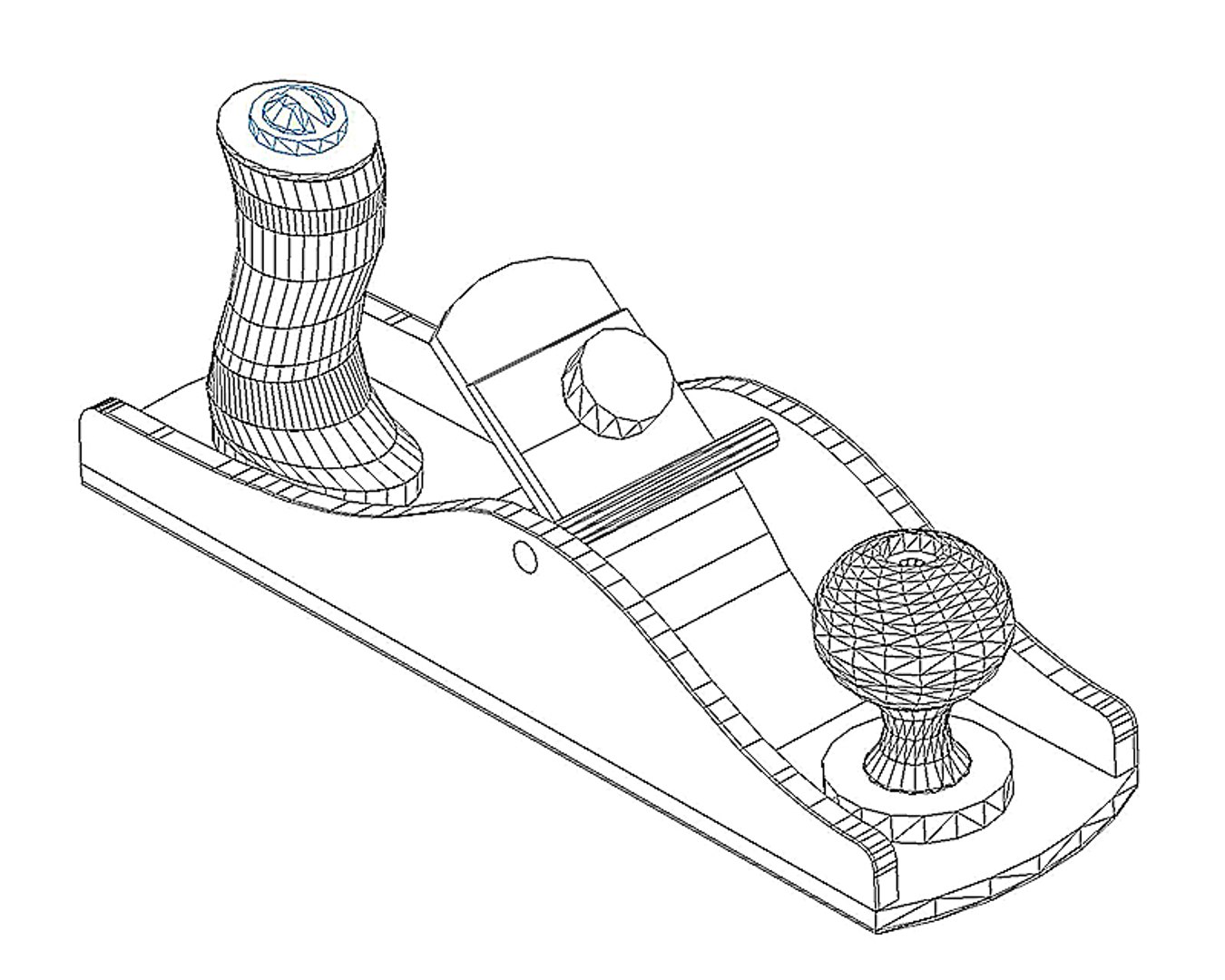 carpenter plane 3d model