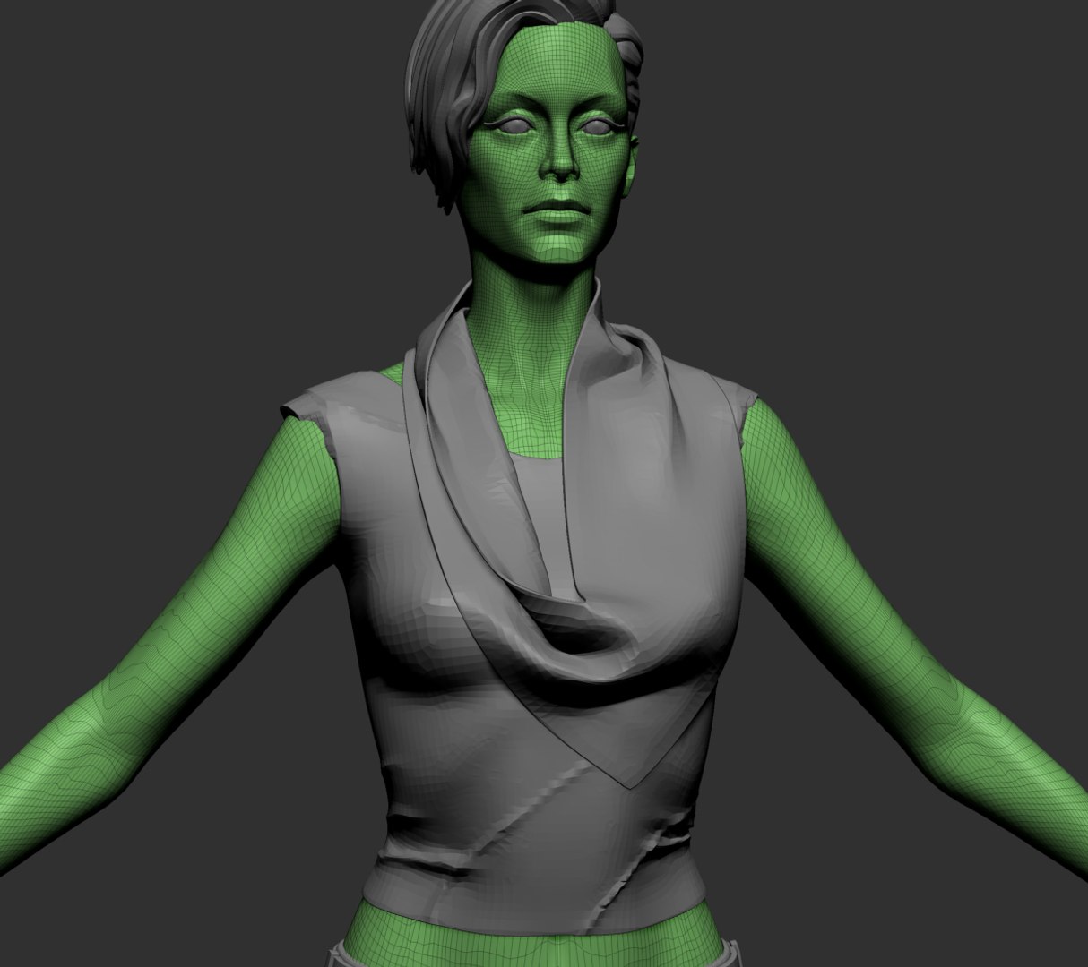 Stylized Female Model - TurboSquid 1393420