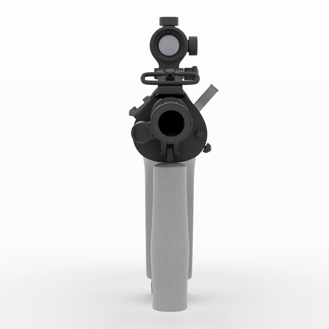 steyr aug a3 acog 3d model