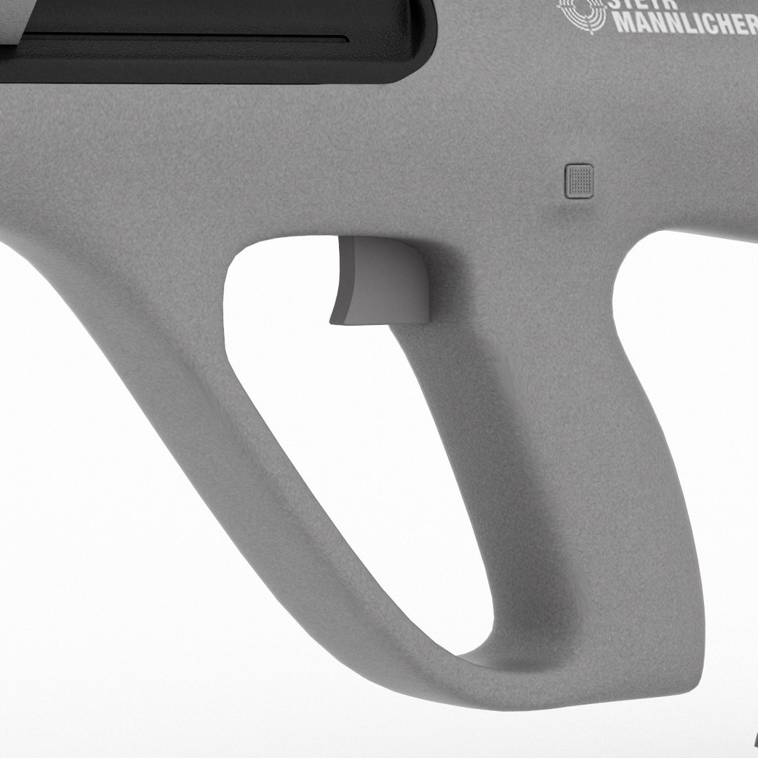 Steyr Aug A3 Acog 3d Model