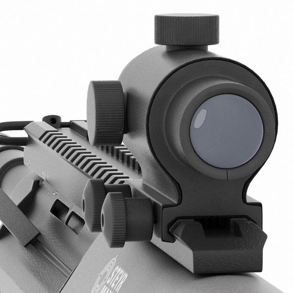 steyr aug a3 acog 3d model