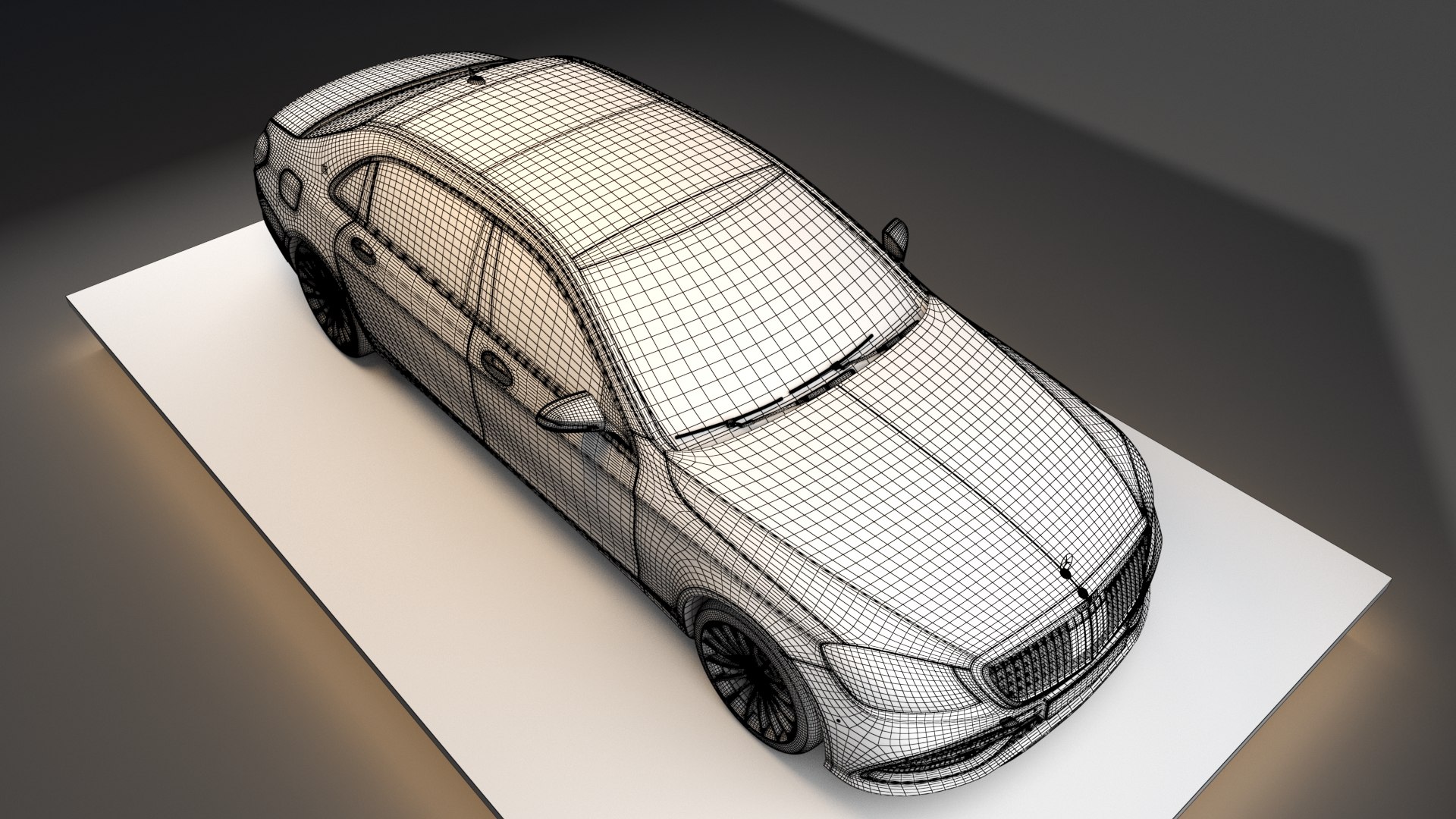 Mercedes Maybach Model - TurboSquid 2007344