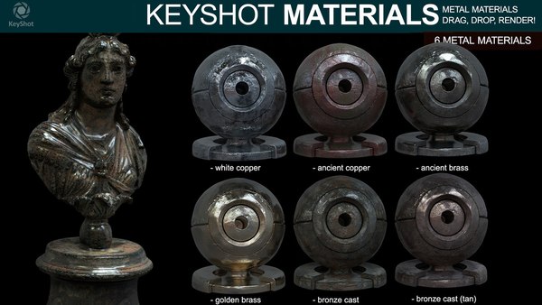 Metal Materials for Keyshot3D模型 - TurboSquid 1959453