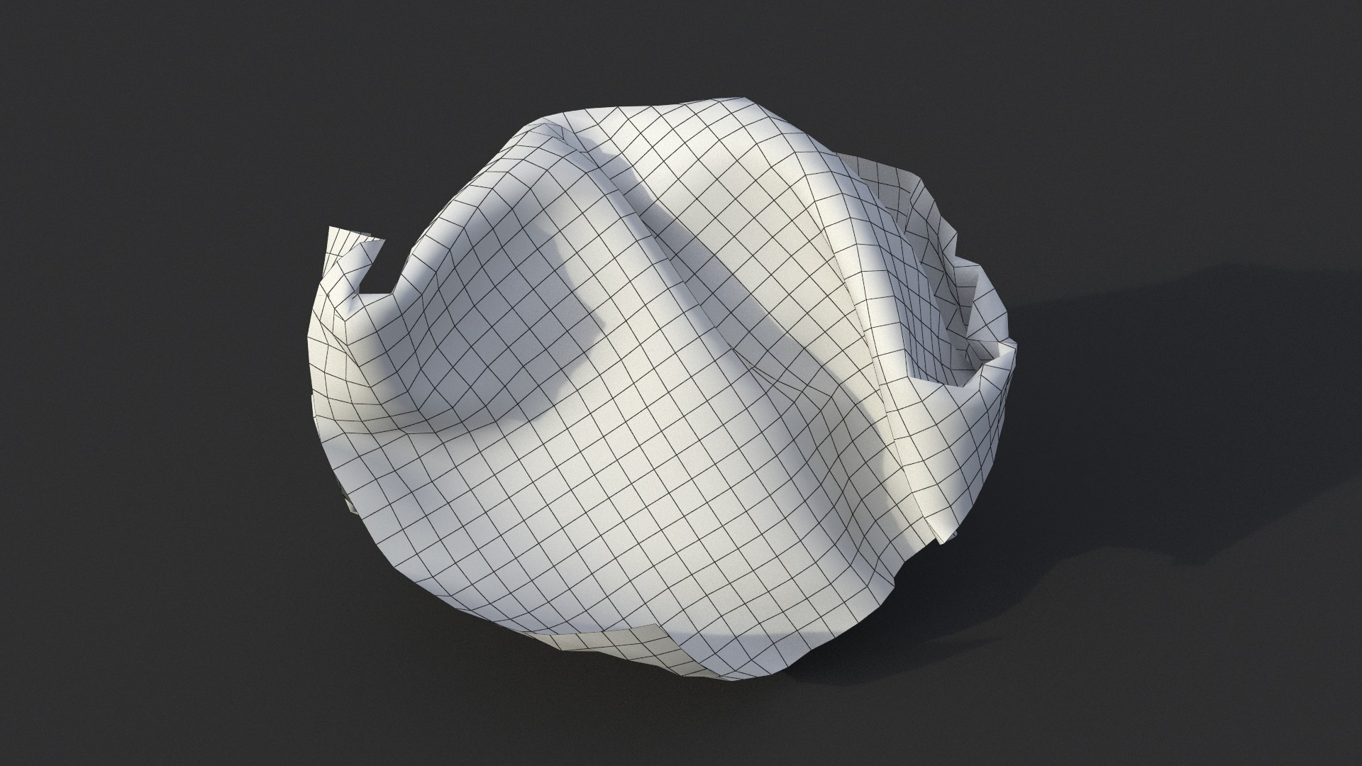 Crumpled Bill Paper HD 3D Model - TurboSquid 1900557