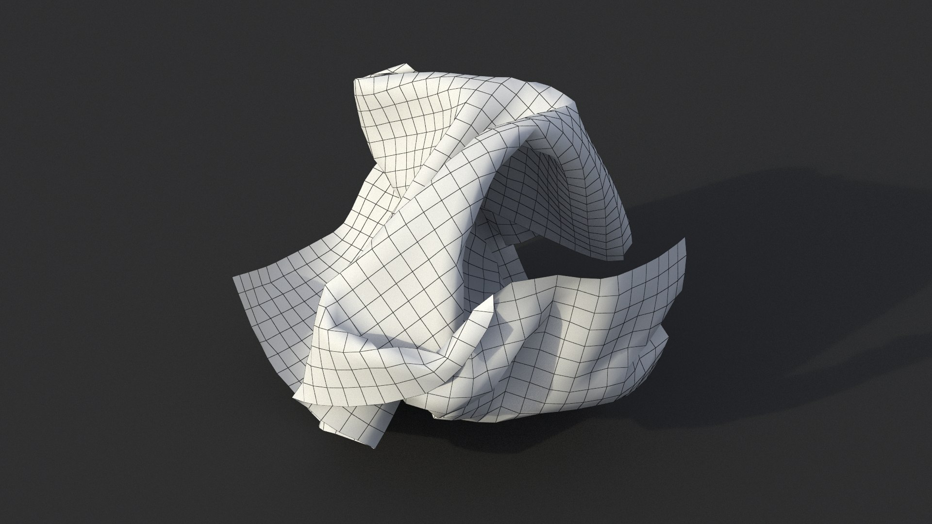 Crumpled Bill Paper HD 3D Model - TurboSquid 1900557