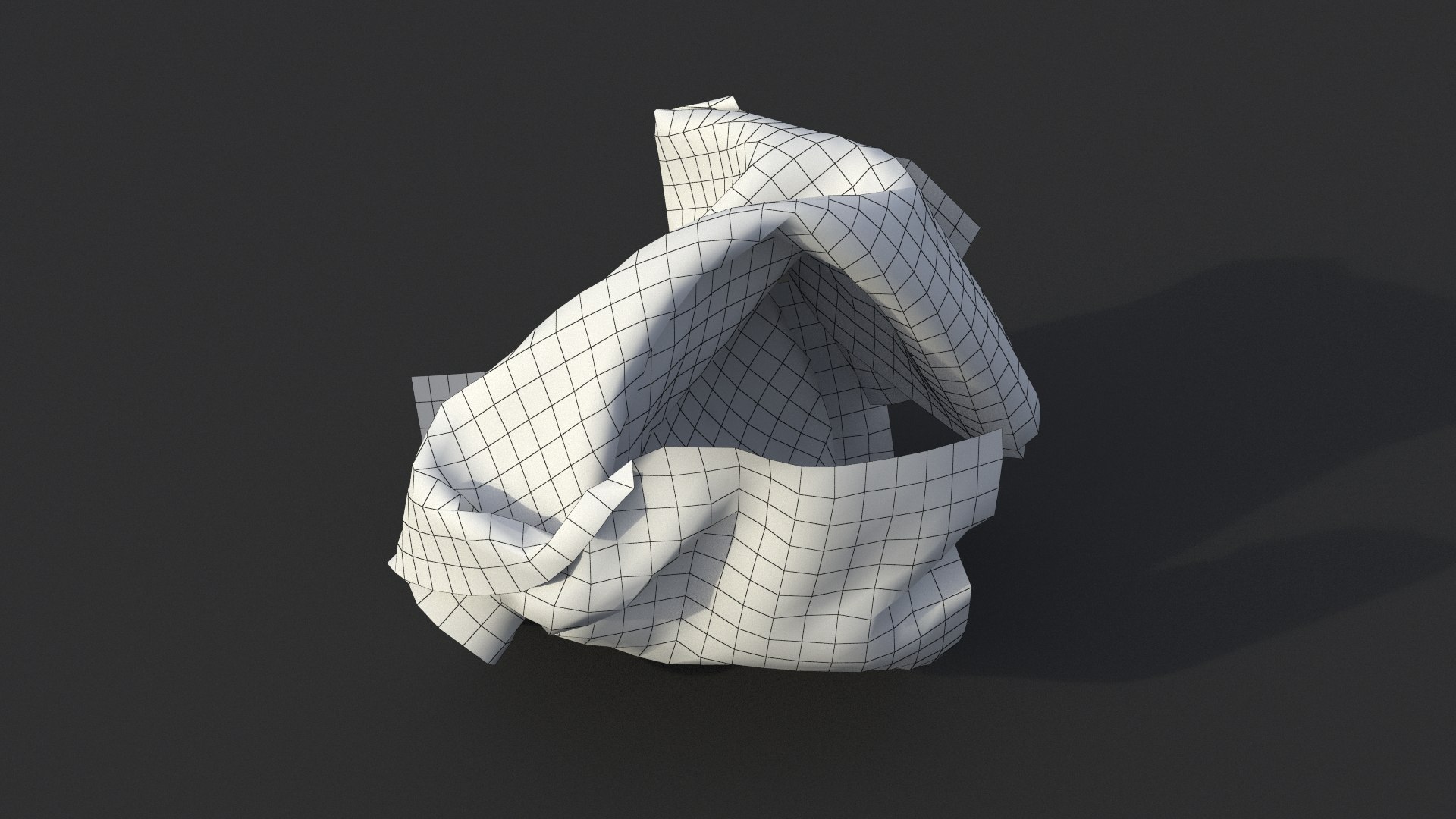 Crumpled Bill Paper HD 3D Model - TurboSquid 1900557