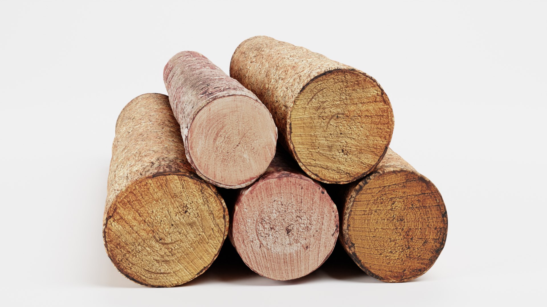 Tree Logs 2 3D - TurboSquid 1875498