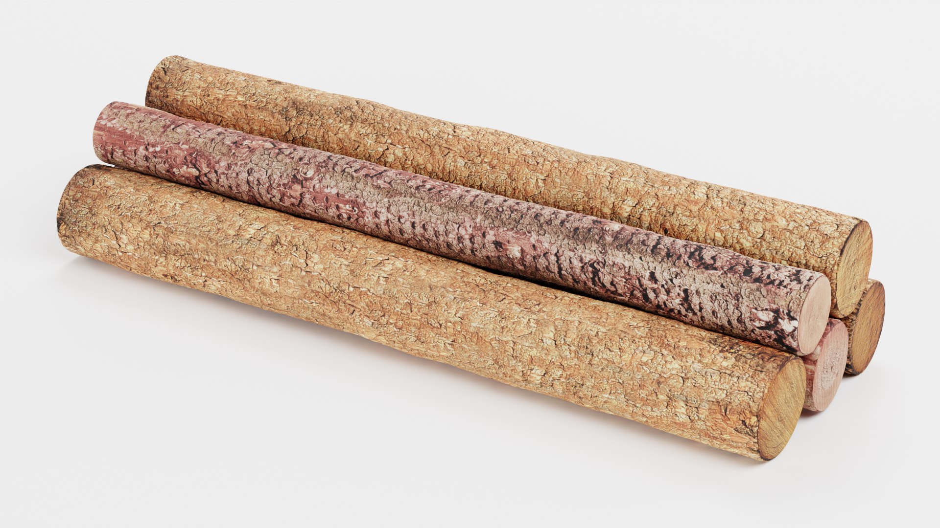 Tree Logs 2 3D - TurboSquid 1875498