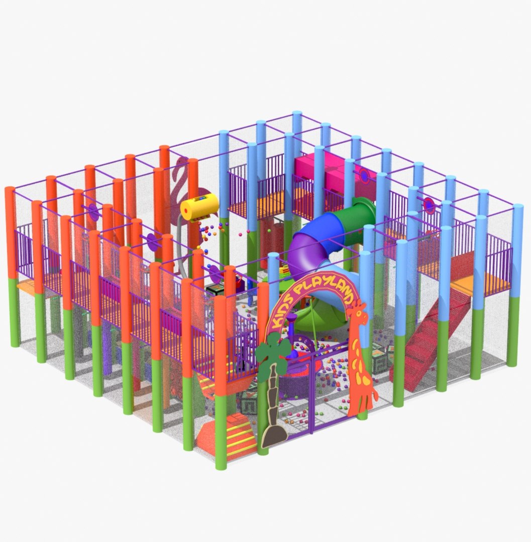 Indoor Playground 3D Model - TurboSquid 1769048