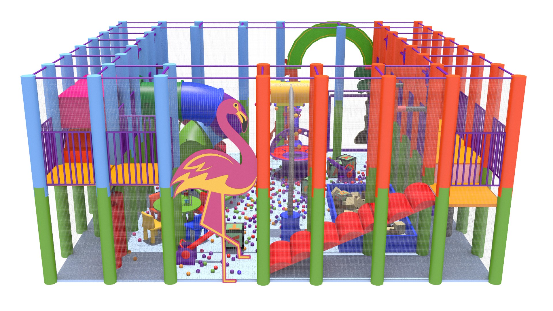 Indoor Playground 3D Model - TurboSquid 1769048