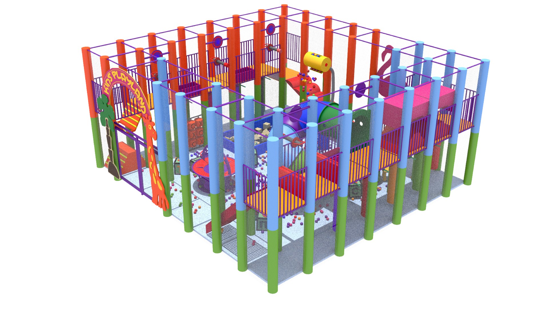 Indoor Playground 3D Model - TurboSquid 1769048