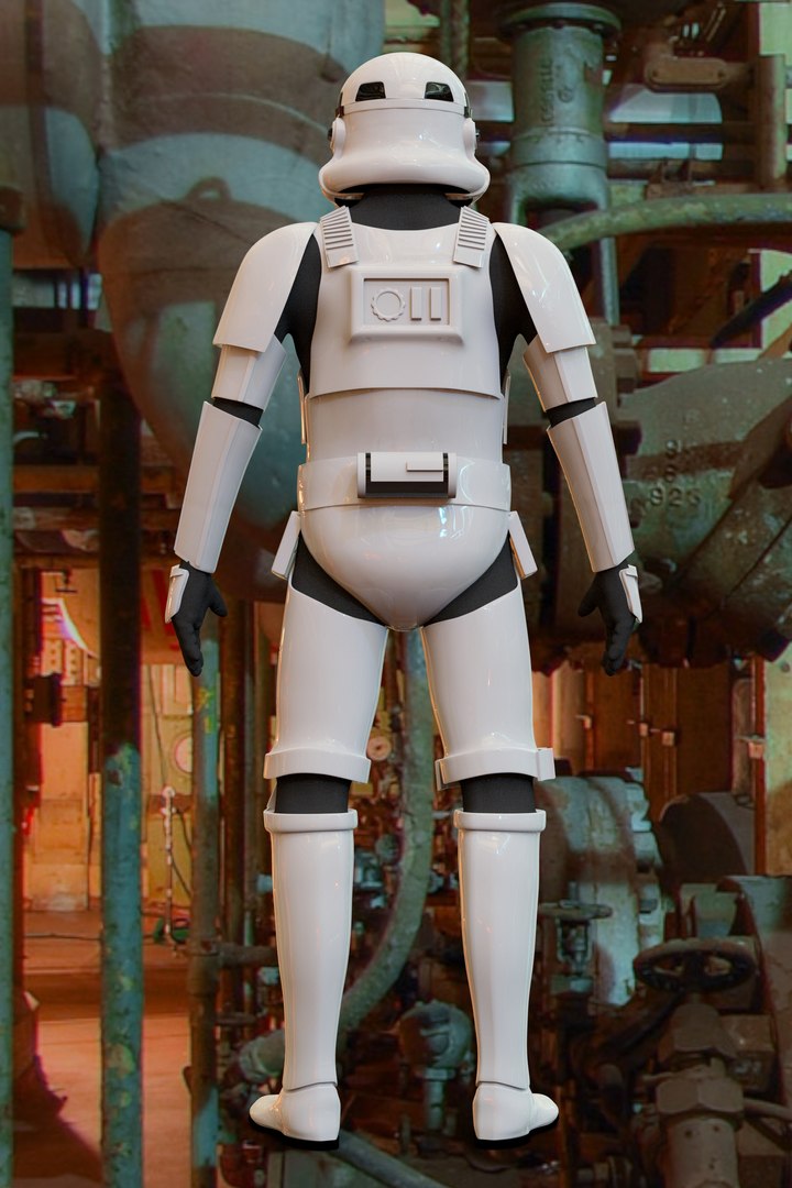 3d Rigged Storm Trooper Model