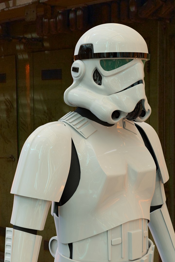 3d Rigged Storm Trooper Model