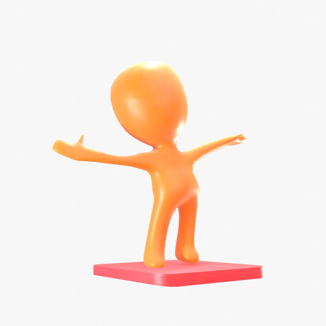 3D Model Clay Cartoon Character - TurboSquid 2172516