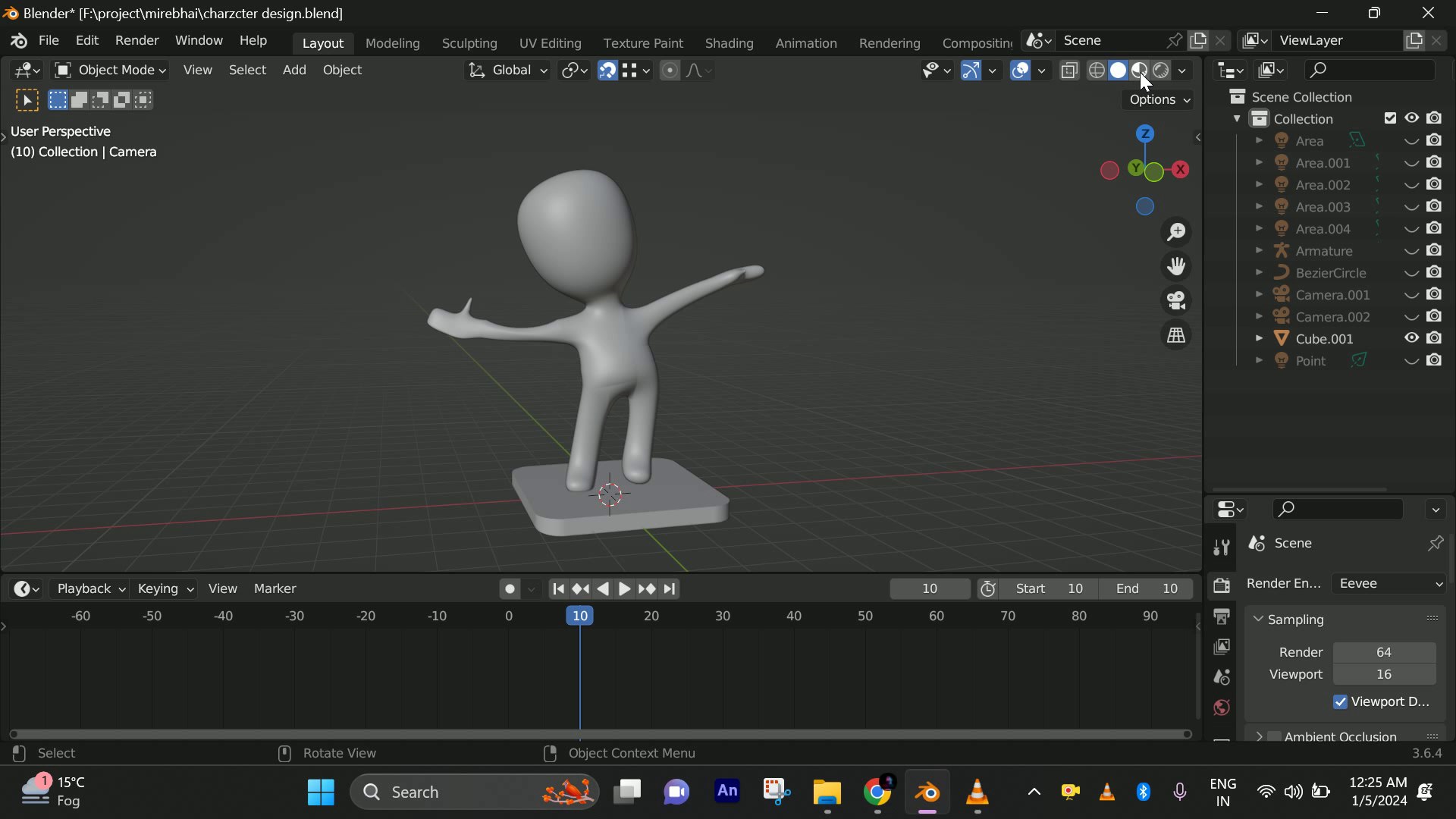 3D Model Clay Cartoon Character - TurboSquid 2172516