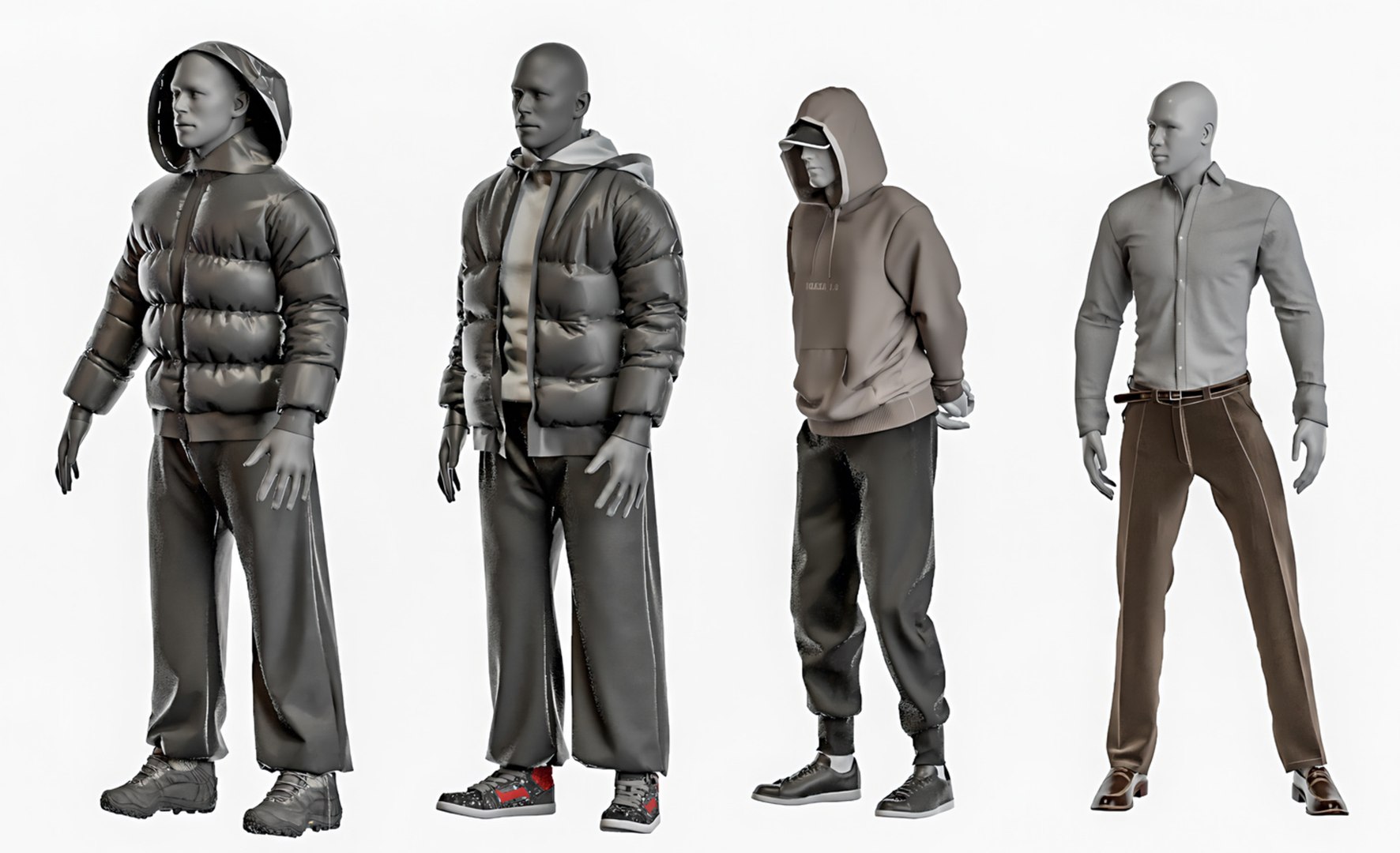 Mannequin Fashion Model Male Mannequin 3D Model - TurboSquid 2418242