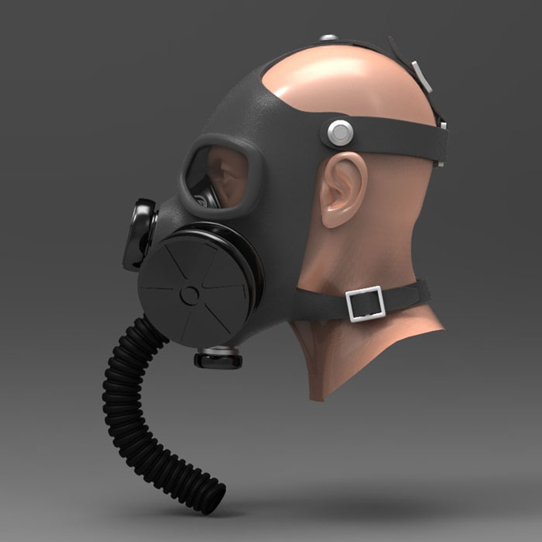 Gas Mask Head 3d Model