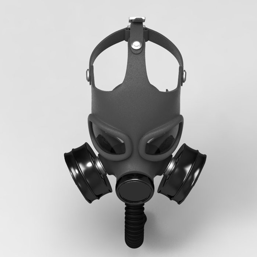 Gas Mask Head 3d Model