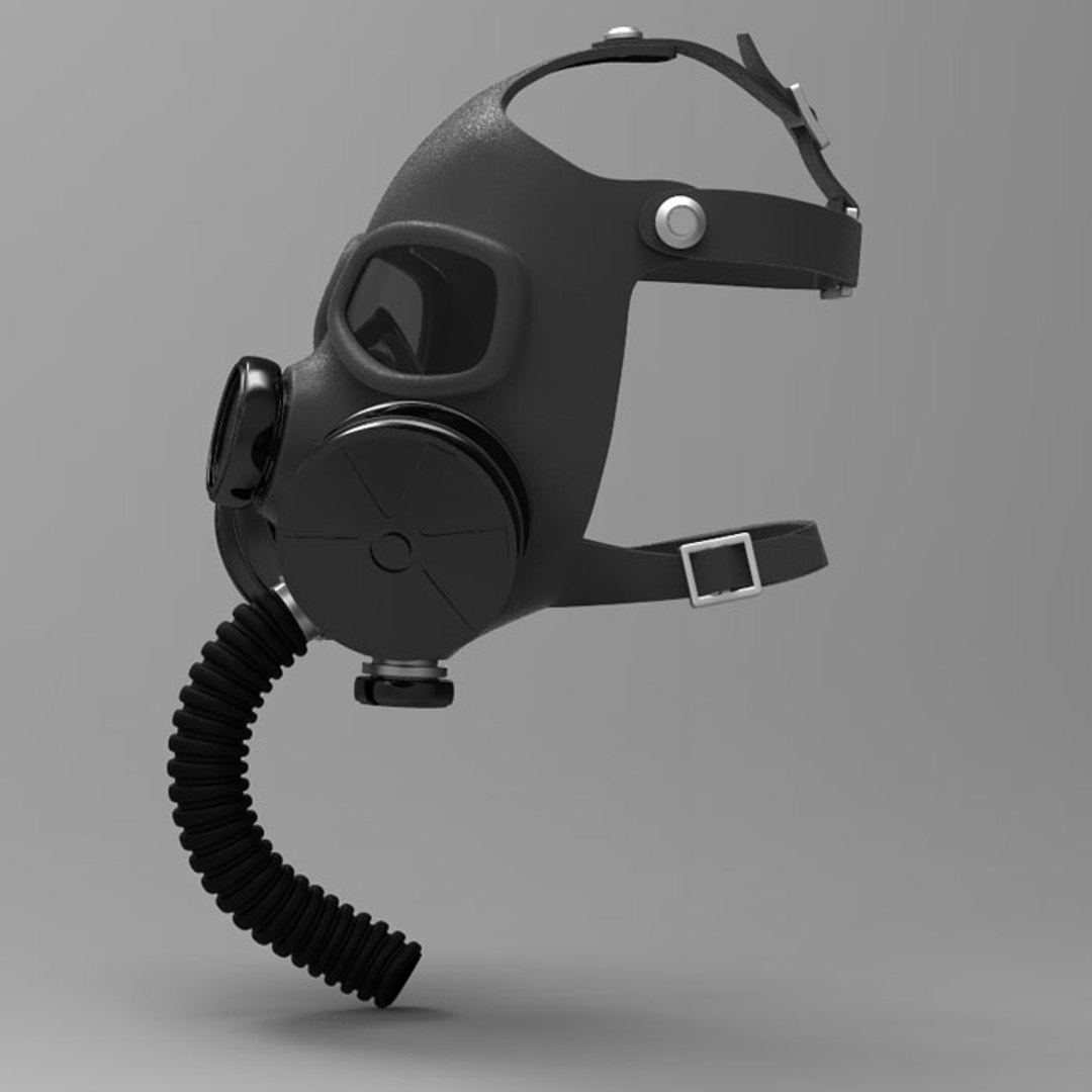 Gas Mask Head 3d Model