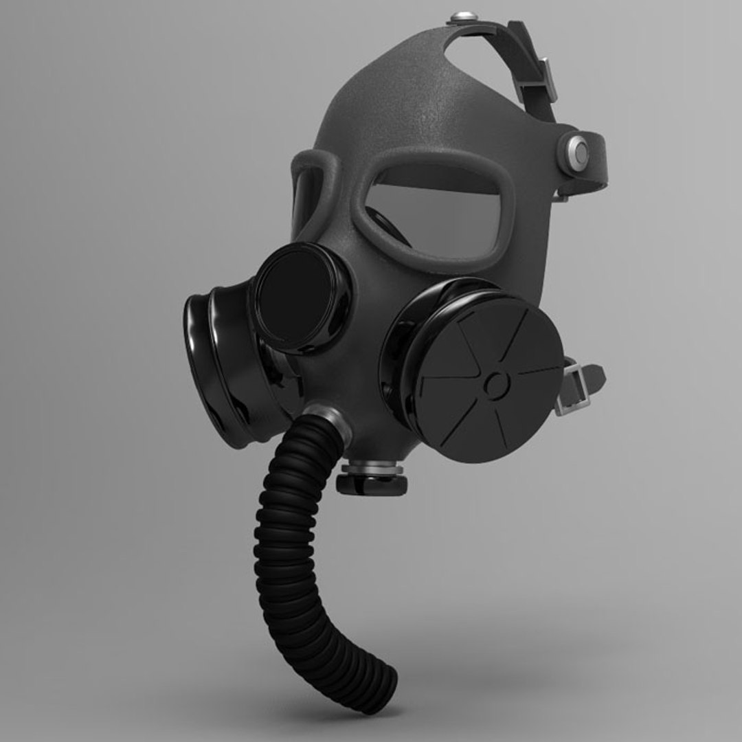 Gas Mask Head 3d Model