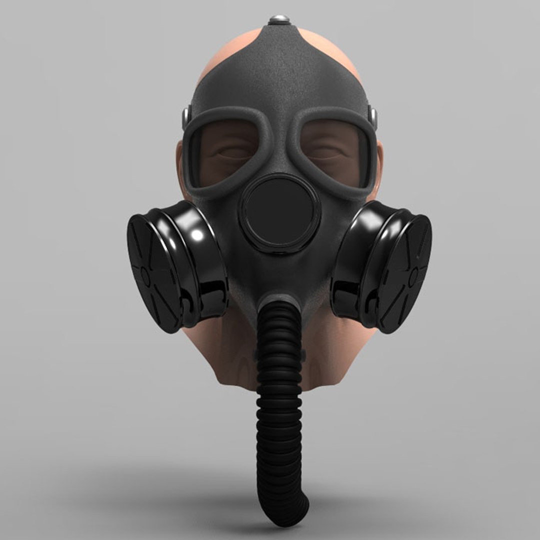 Gas Mask Head 3d Model