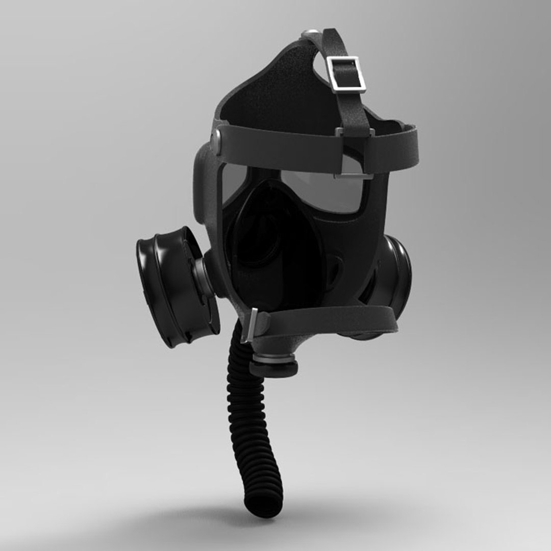 Gas Mask Head 3d Model