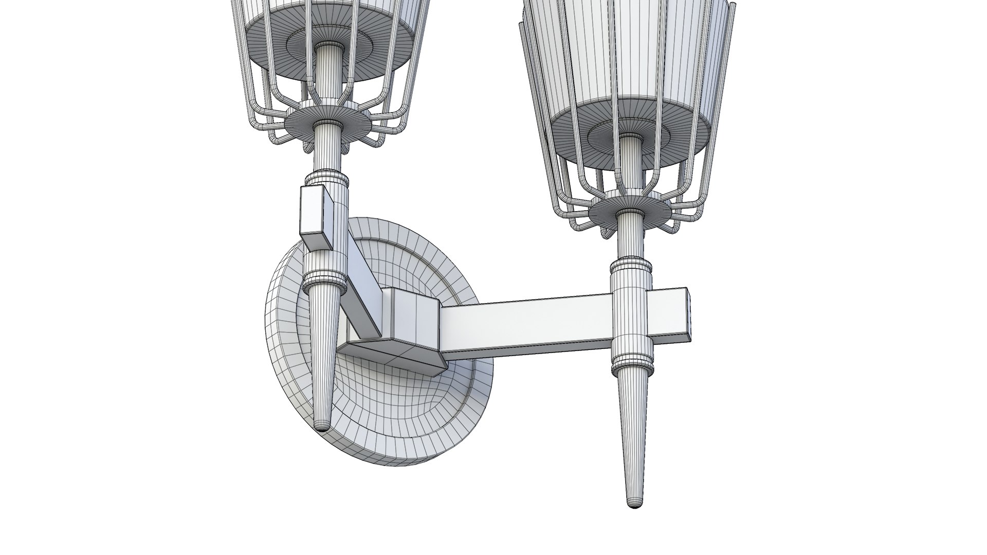 Nordic Brass Wall Lamp 3D model - TurboSquid 2124570