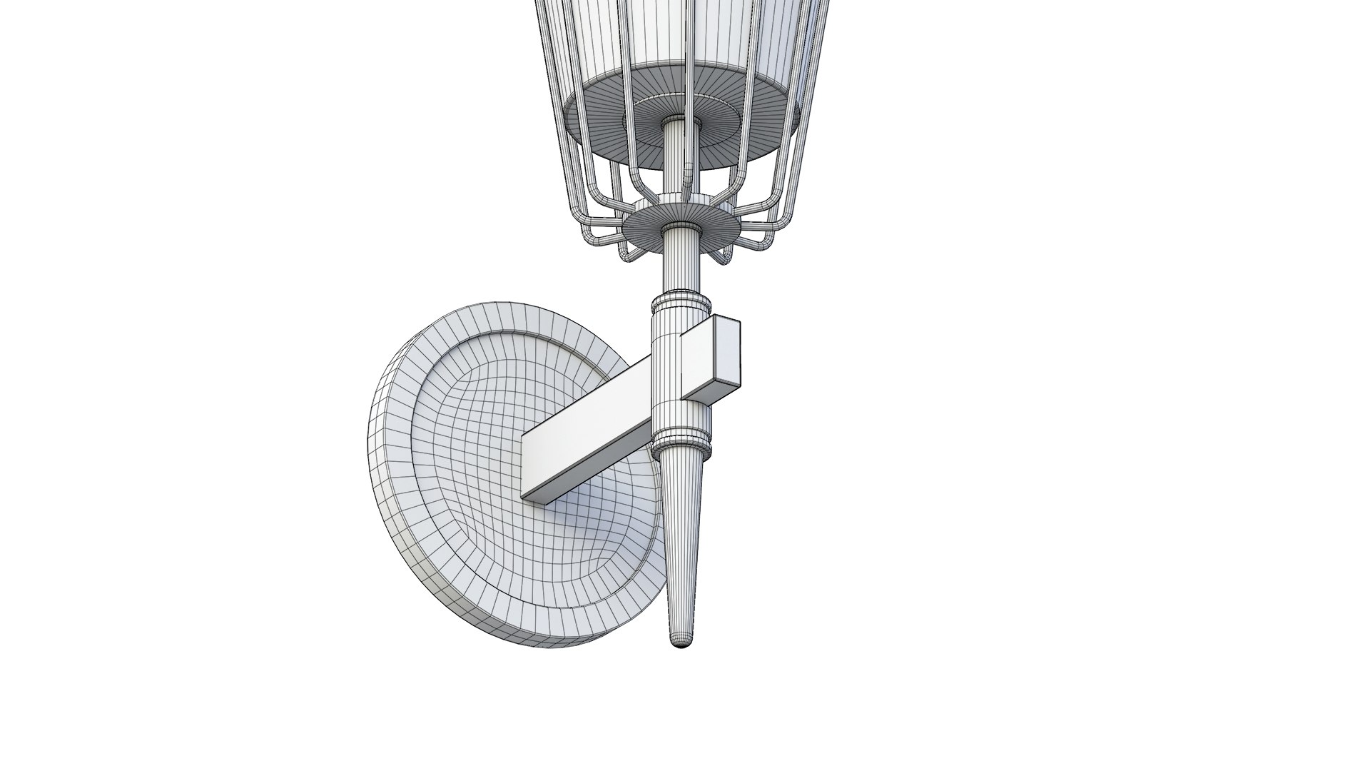 Nordic Brass Wall Lamp 3D model - TurboSquid 2124570