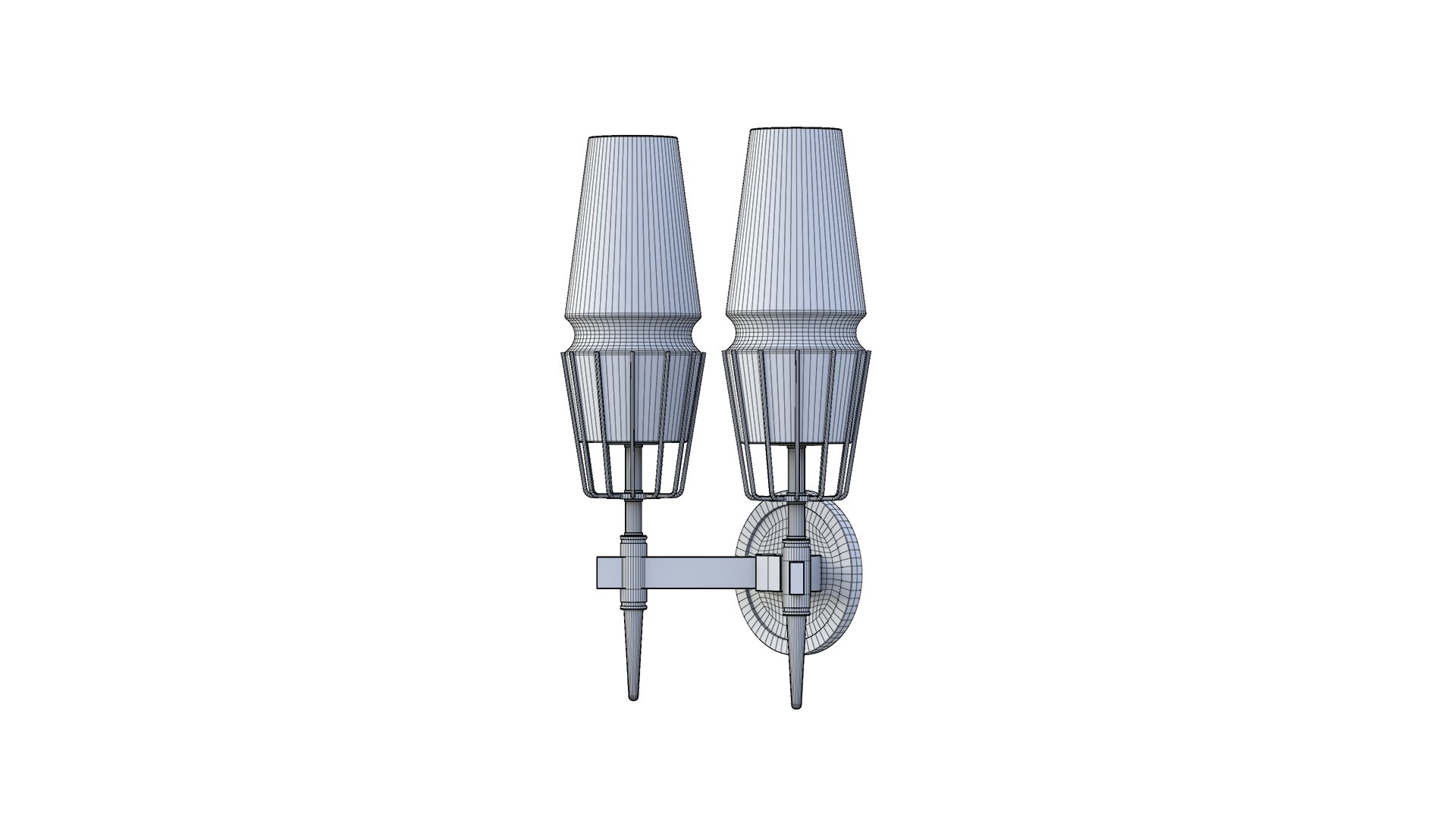 Nordic Brass Wall Lamp 3D model - TurboSquid 2124570