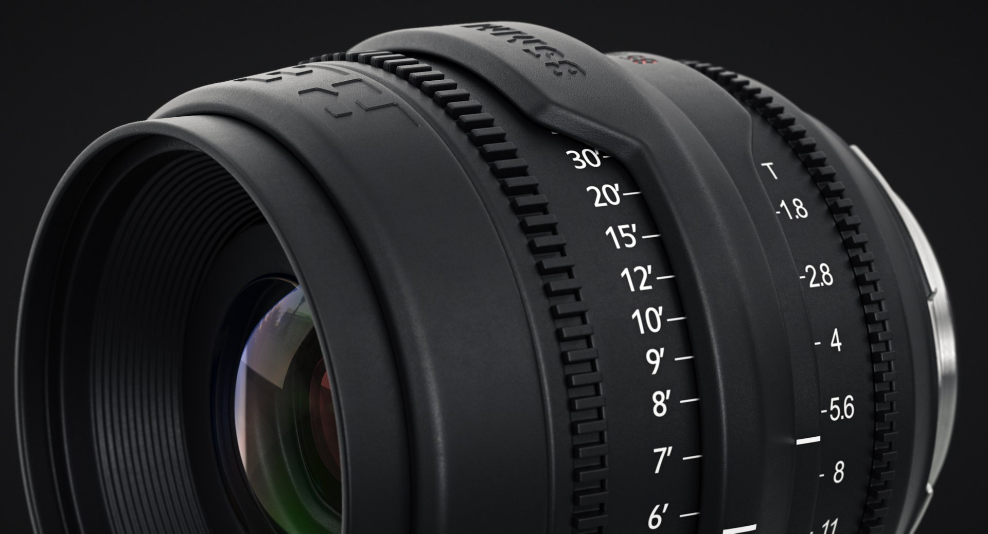 3d camera lens red epic model