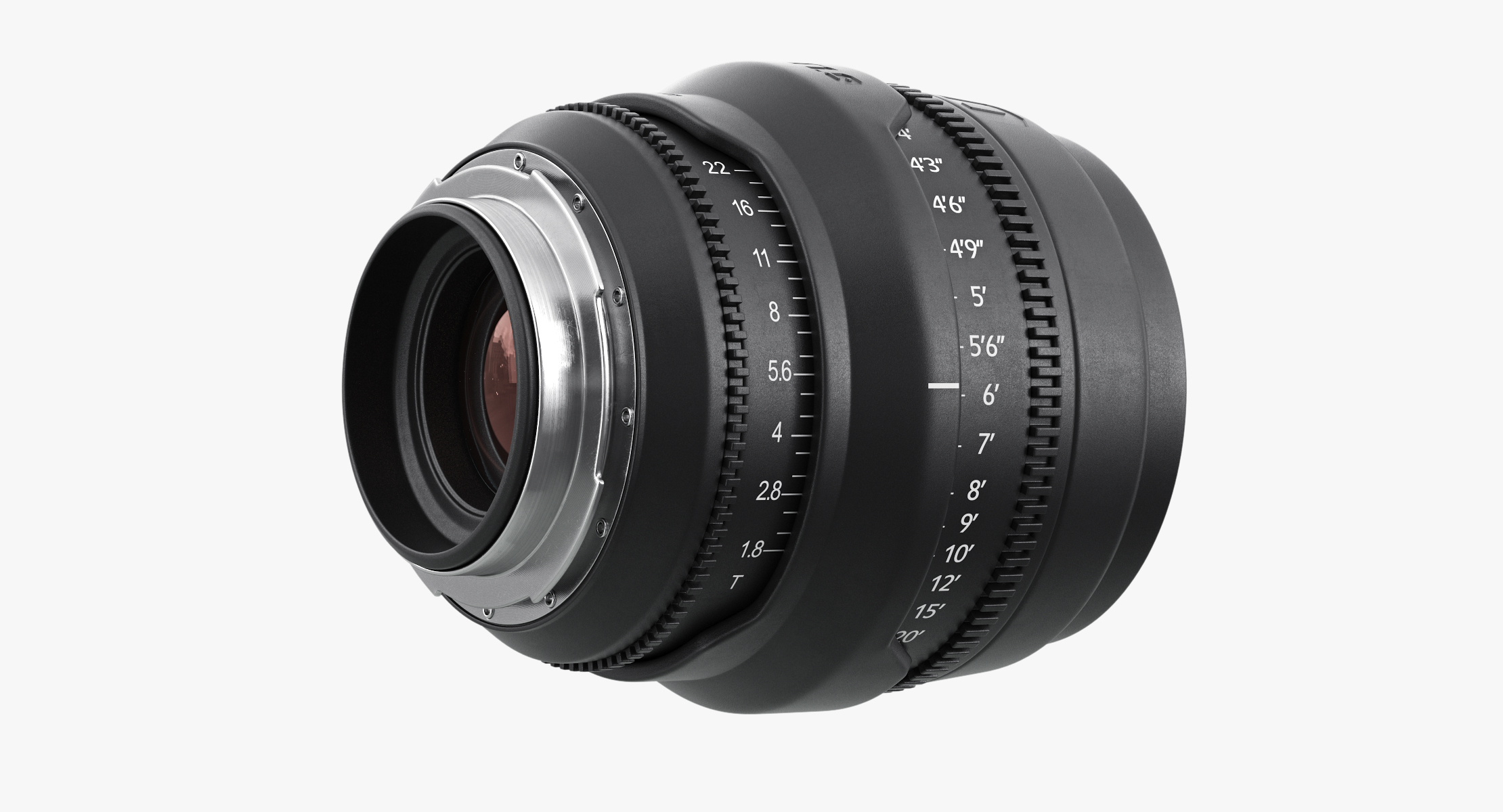 3d camera lens red epic model