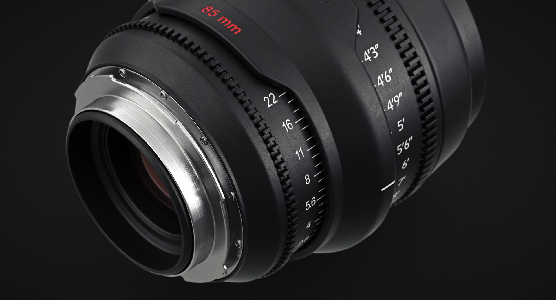 3d camera lens red epic model