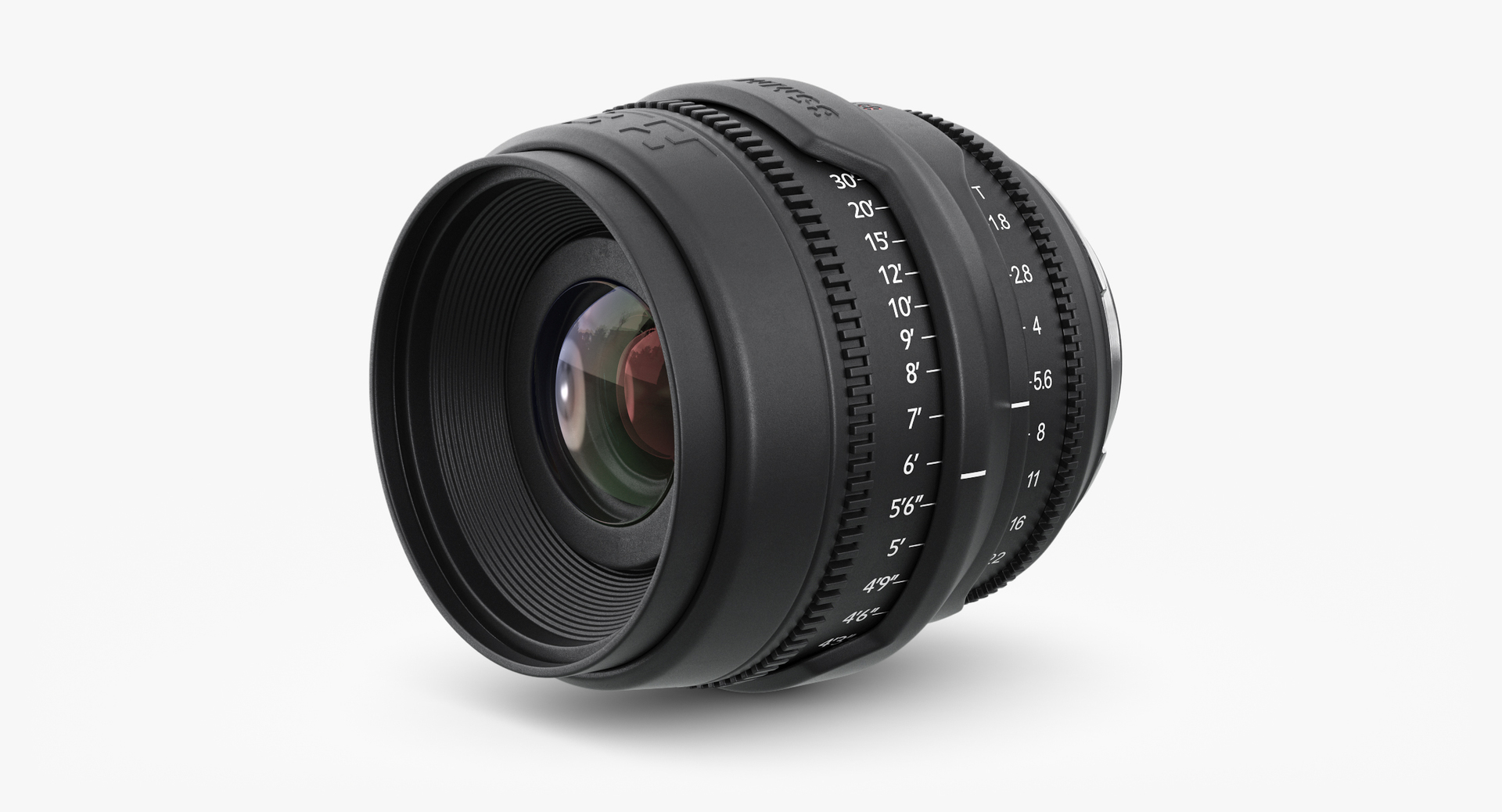 3d camera lens red epic model