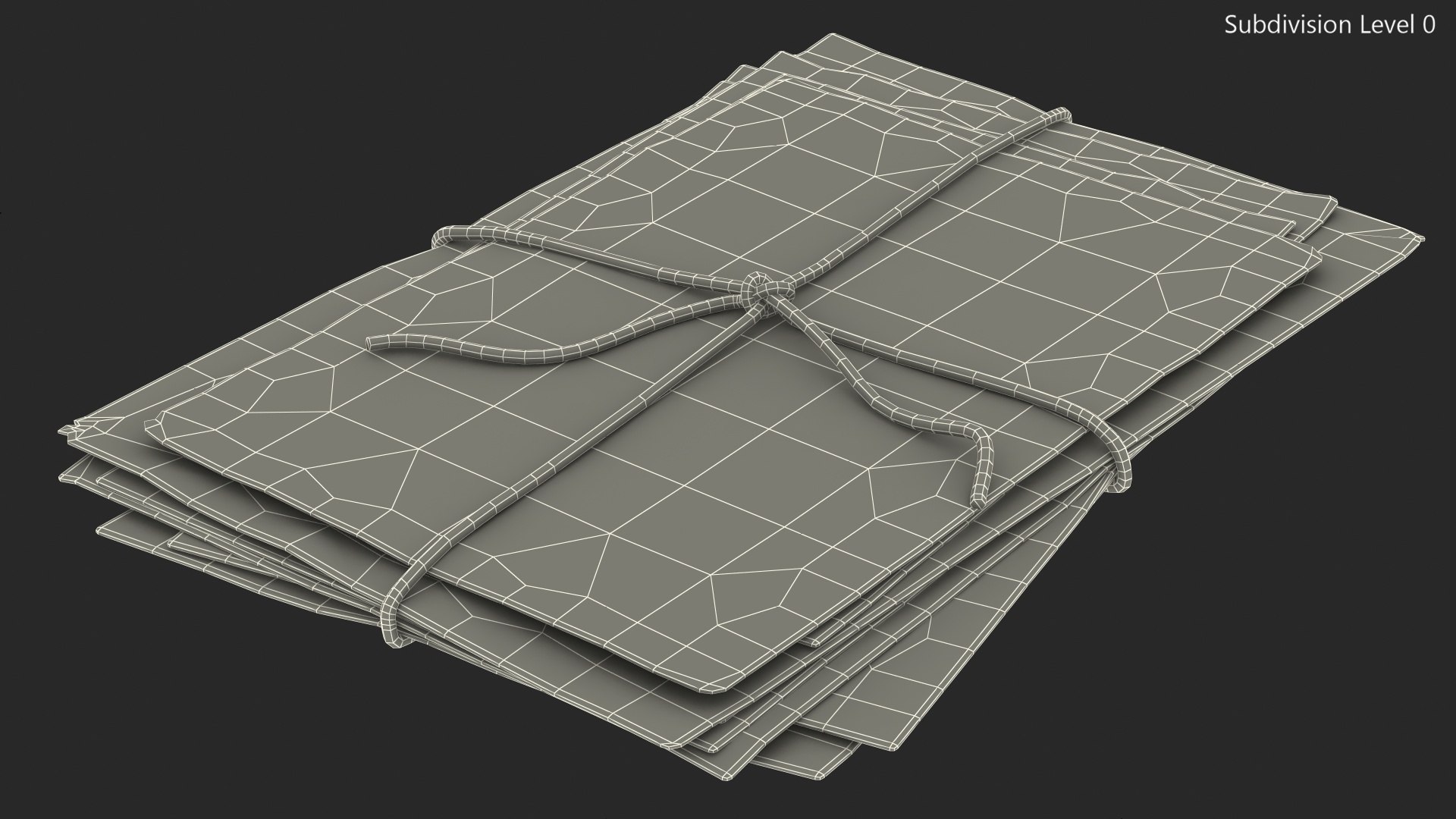 3D Old Letters Package Thin Fur Model - TurboSquid 1943753