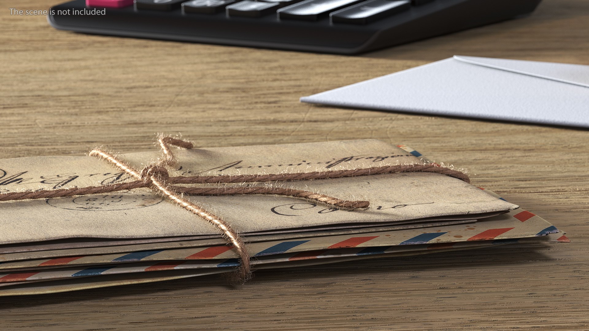 3D Old Letters Package Thin Fur Model - TurboSquid 1943753