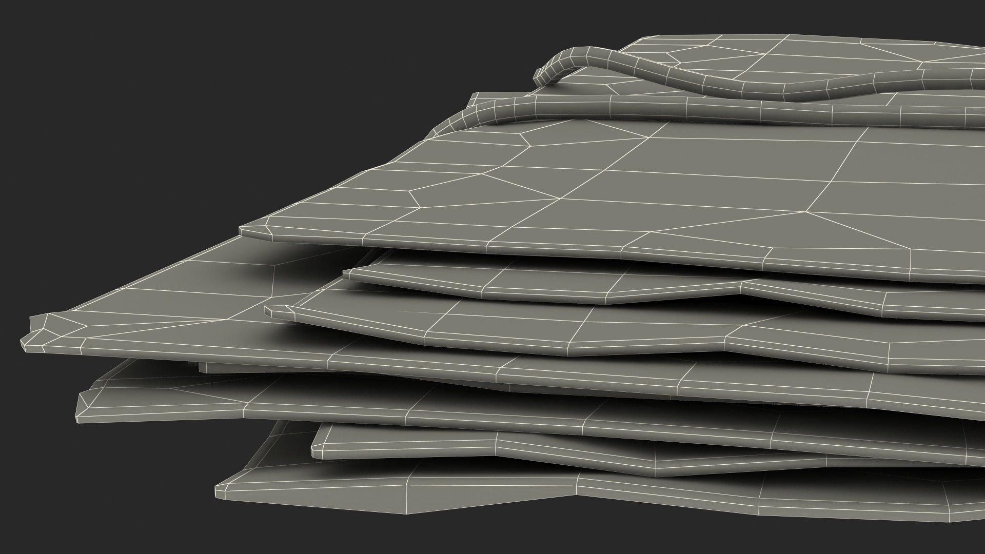 3D Old Letters Package Thin Fur Model - TurboSquid 1943753