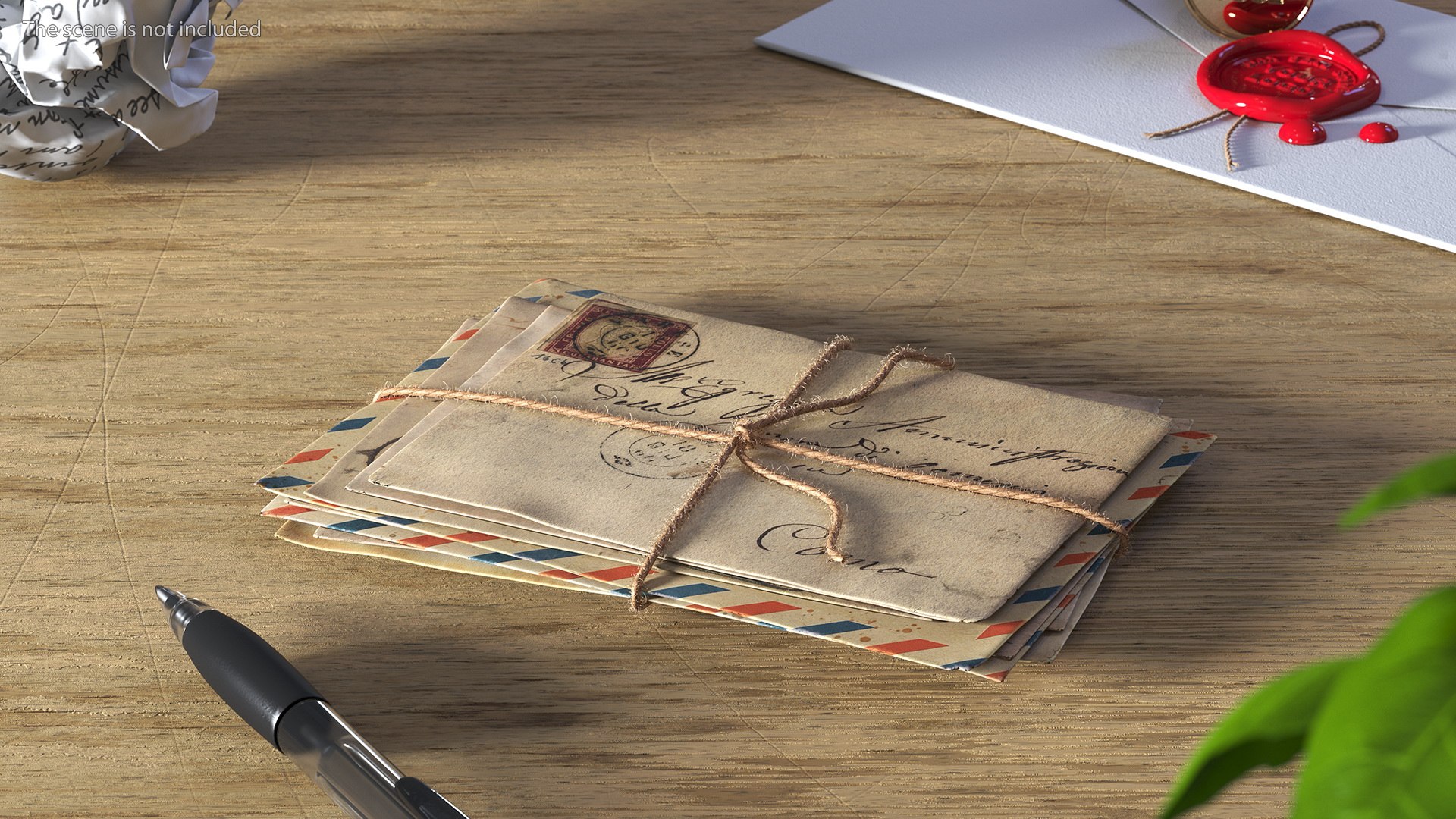 3D Old Letters Package Thin Fur Model - TurboSquid 1943753