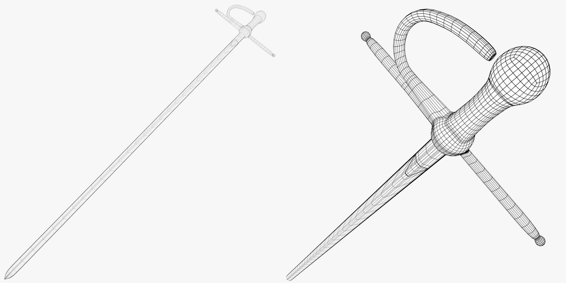 3D Bullfighter Sword Model - TurboSquid 1632071