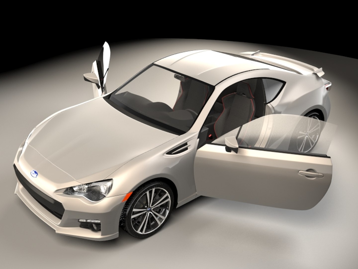 Subaru Brz 3D Model - TurboSquid 1335518