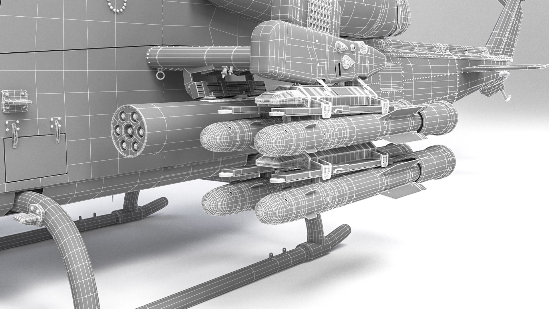 3D Bell Super Cobra Model - TurboSquid 1189216