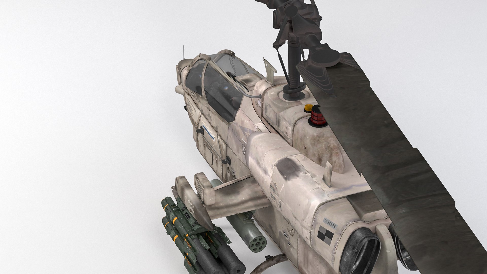 3D Bell Super Cobra Model - TurboSquid 1189216