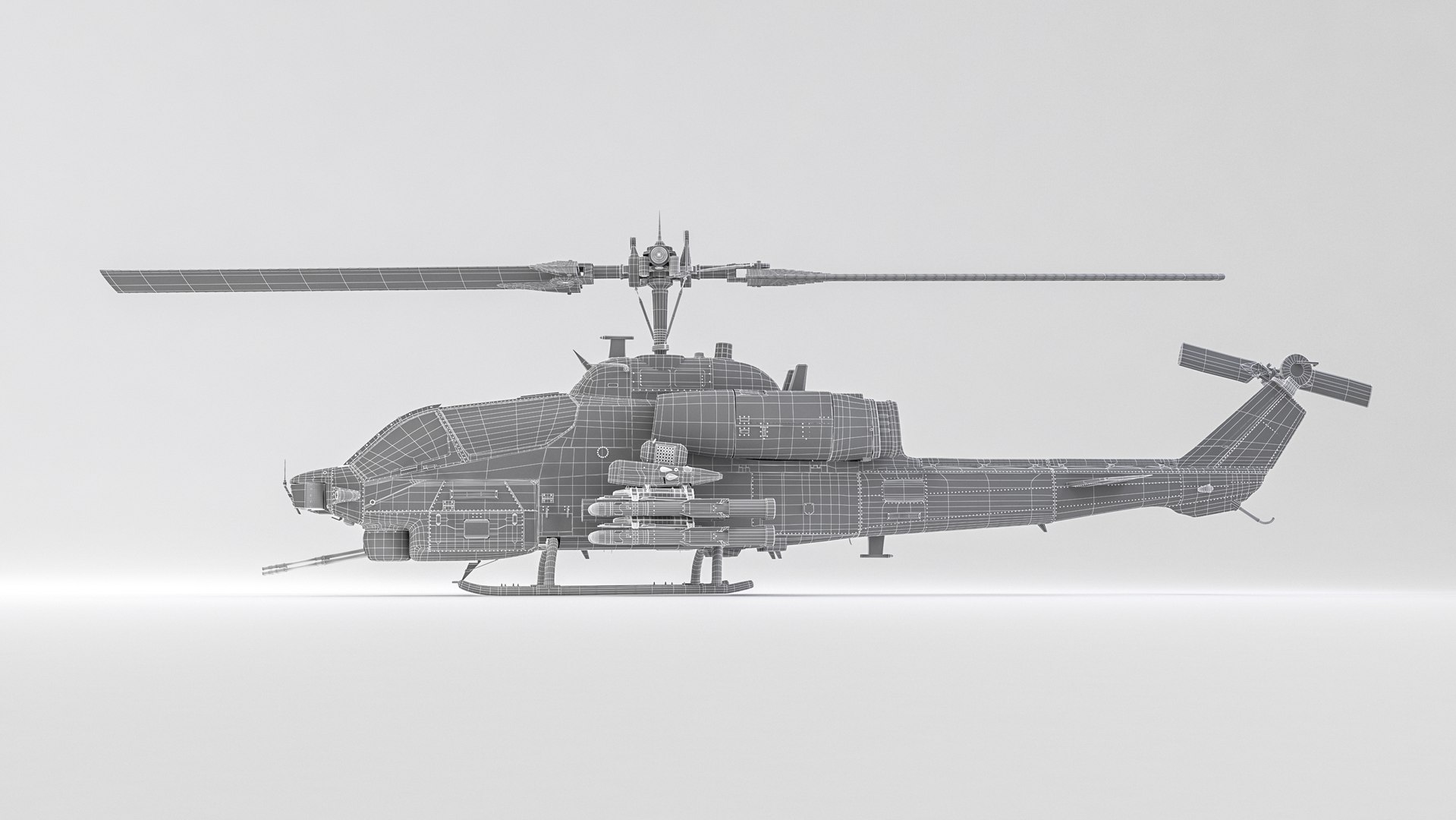 3D Bell Super Cobra Model - TurboSquid 1189216