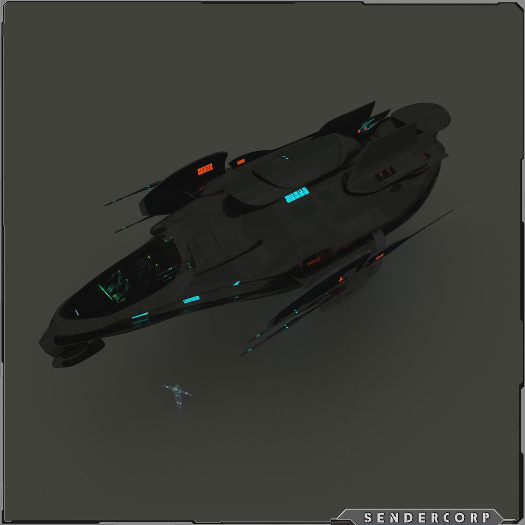 Blender Fast Recon Ship