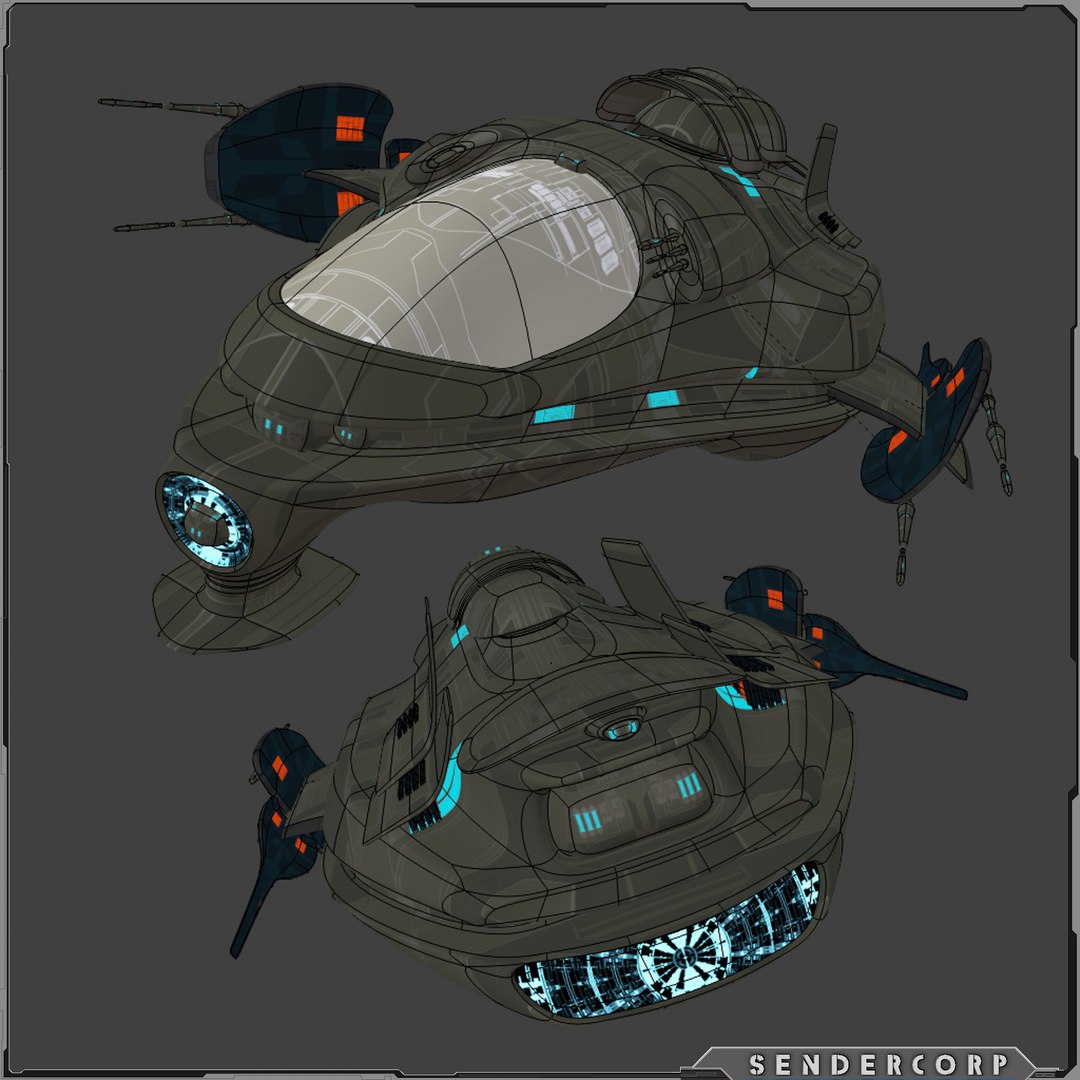 Blender Fast Recon Ship