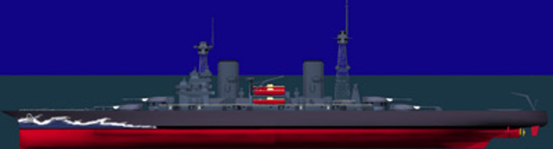 Lexington Battlecruiser 3d 3ds