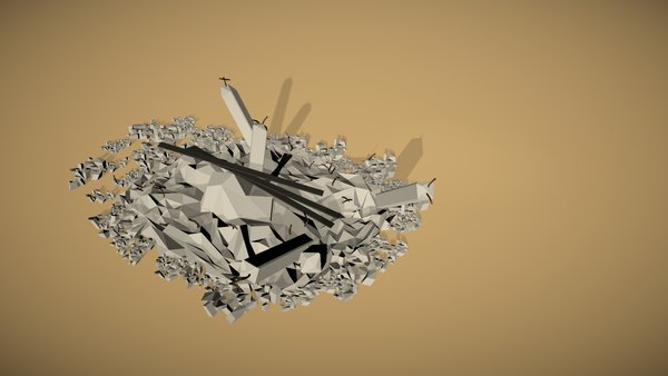 Debris trash rubble 3D model - TurboSquid 1671293