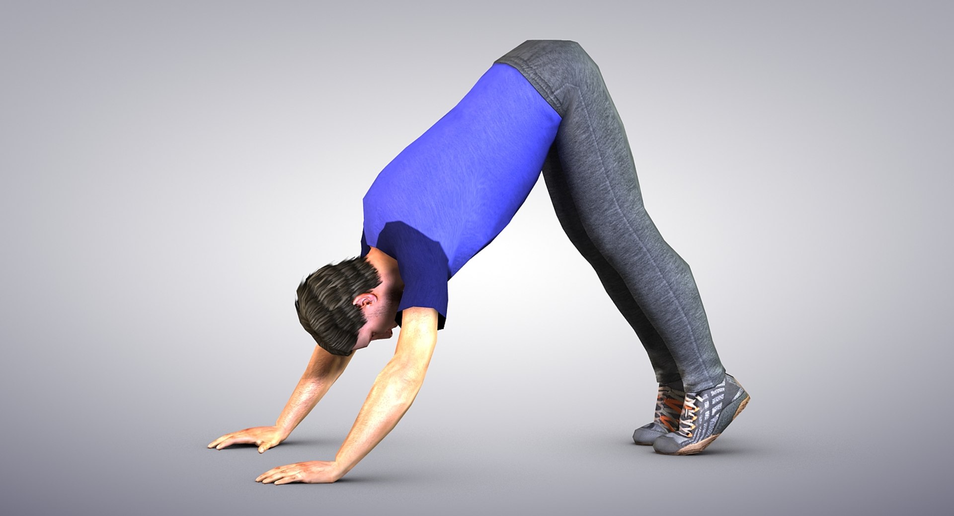 3D Sportsman Character Rig Man - TurboSquid 1295517