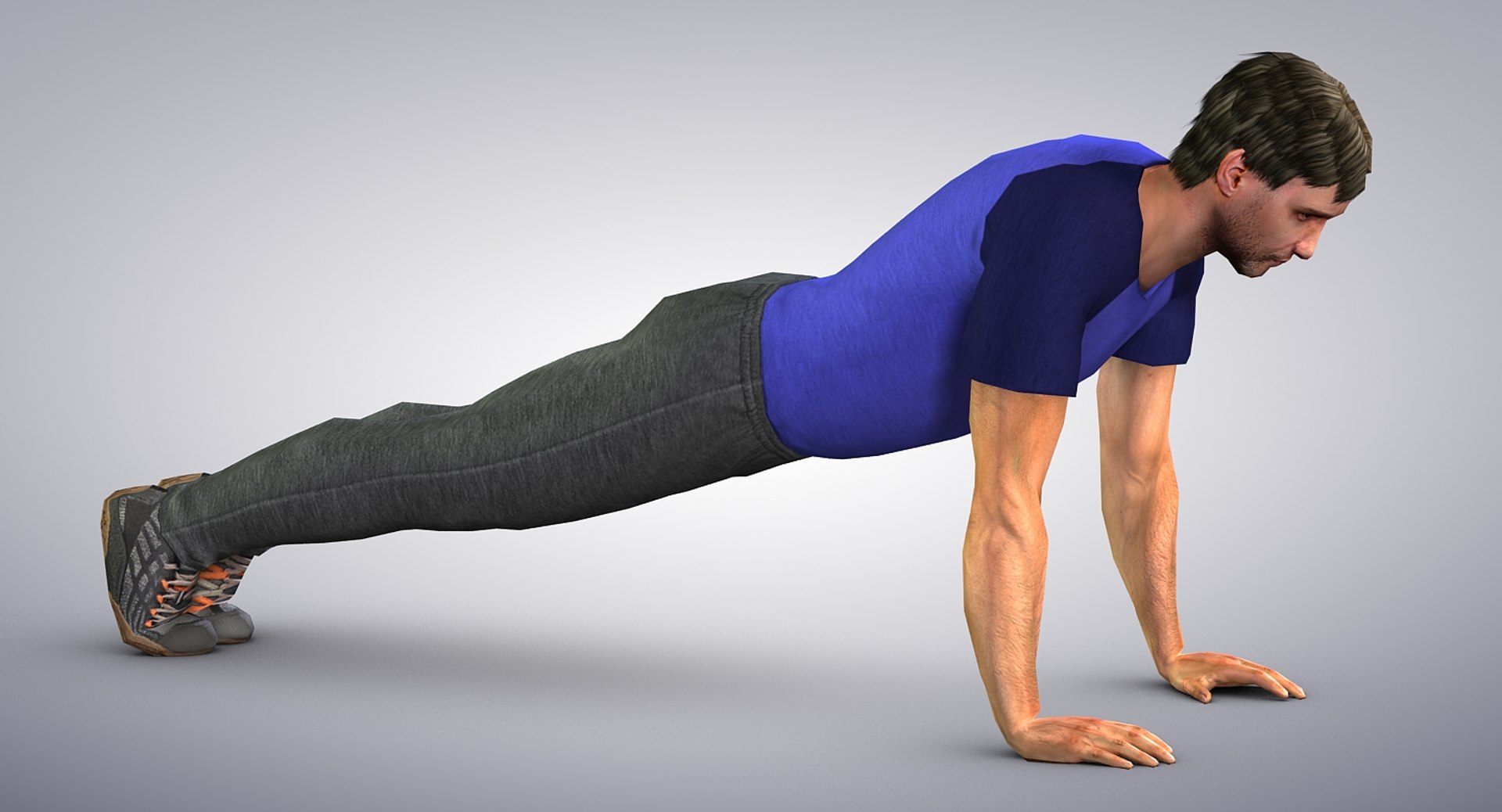 3D Sportsman Character Rig Man - TurboSquid 1295517