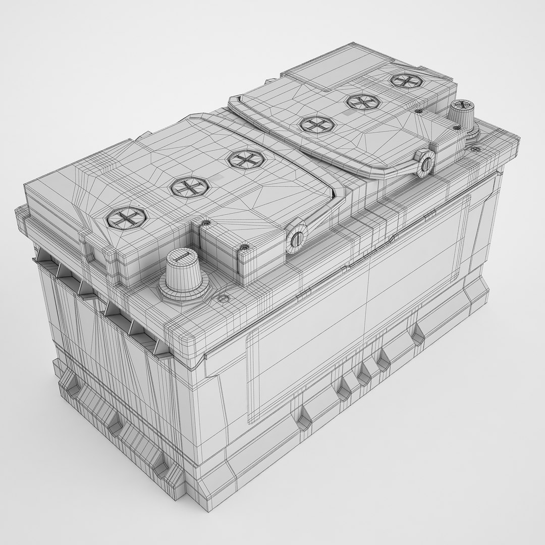 3D Car Battery - TurboSquid 1275889